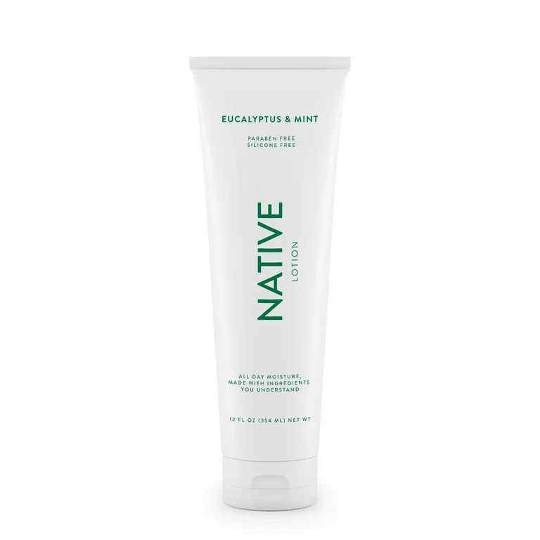 Native Natural Hand and Body Lotion, Eucalyptus & Mint, Paraben Free ...