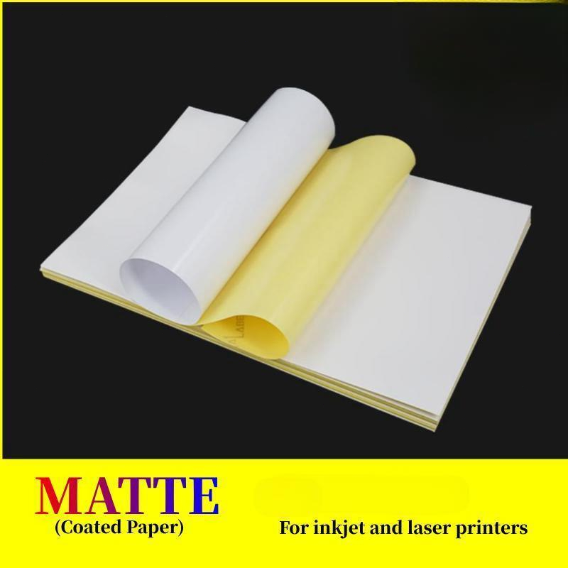 Printable Sticker Paper size[a4/letter/legal] 50/100 Sheets for laser ...