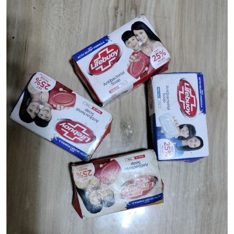 Lifebuoy Antibacterial Soap 110g, sold 4pcs per pack, Assorted Color ...
