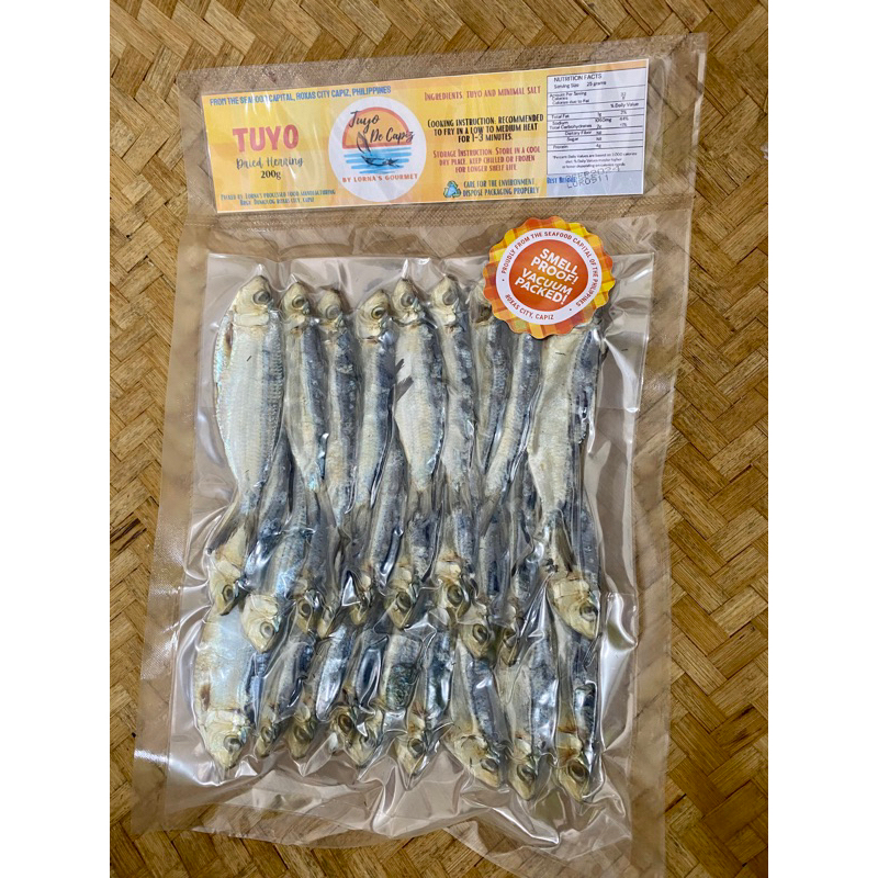 Tuyo de Capiz Salinas, Smell Proof- Vacuum Pack | Shopee Philippines