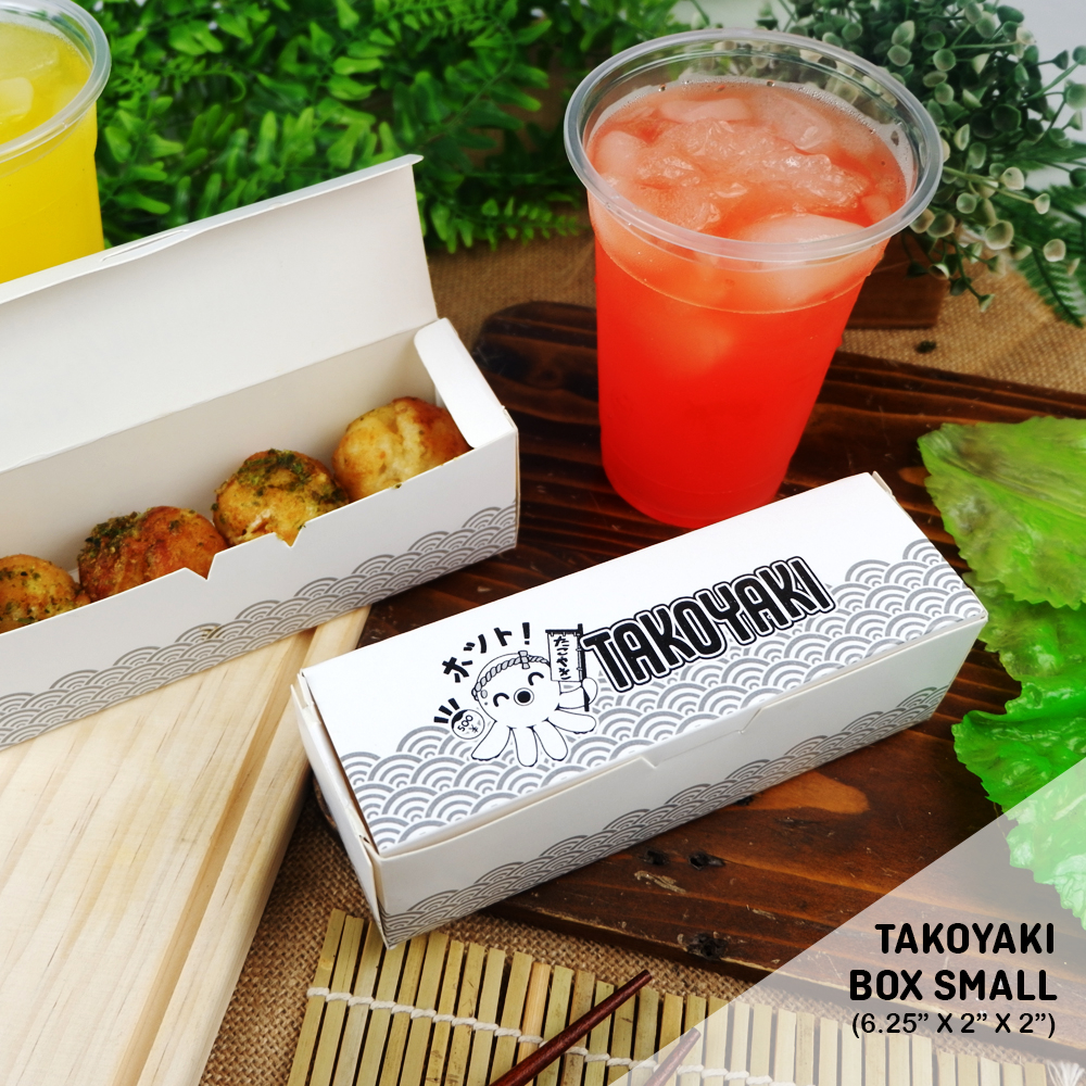 Takoyaki Box Small with Design 50pcs. | Shopee Philippines