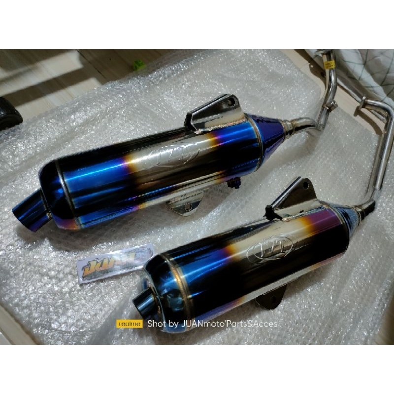 JVT V3 TITANIUM STAINLESS Adjustable w/Bung ( NmaxV2-AeroxV2 ) | Shopee ...