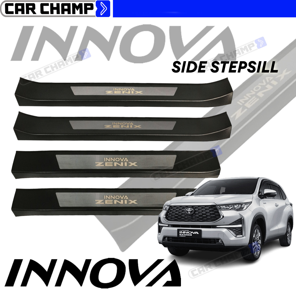 Toyota Innova Zenix 2023 to 2025 Side Stepsill In and Out Door Step ...