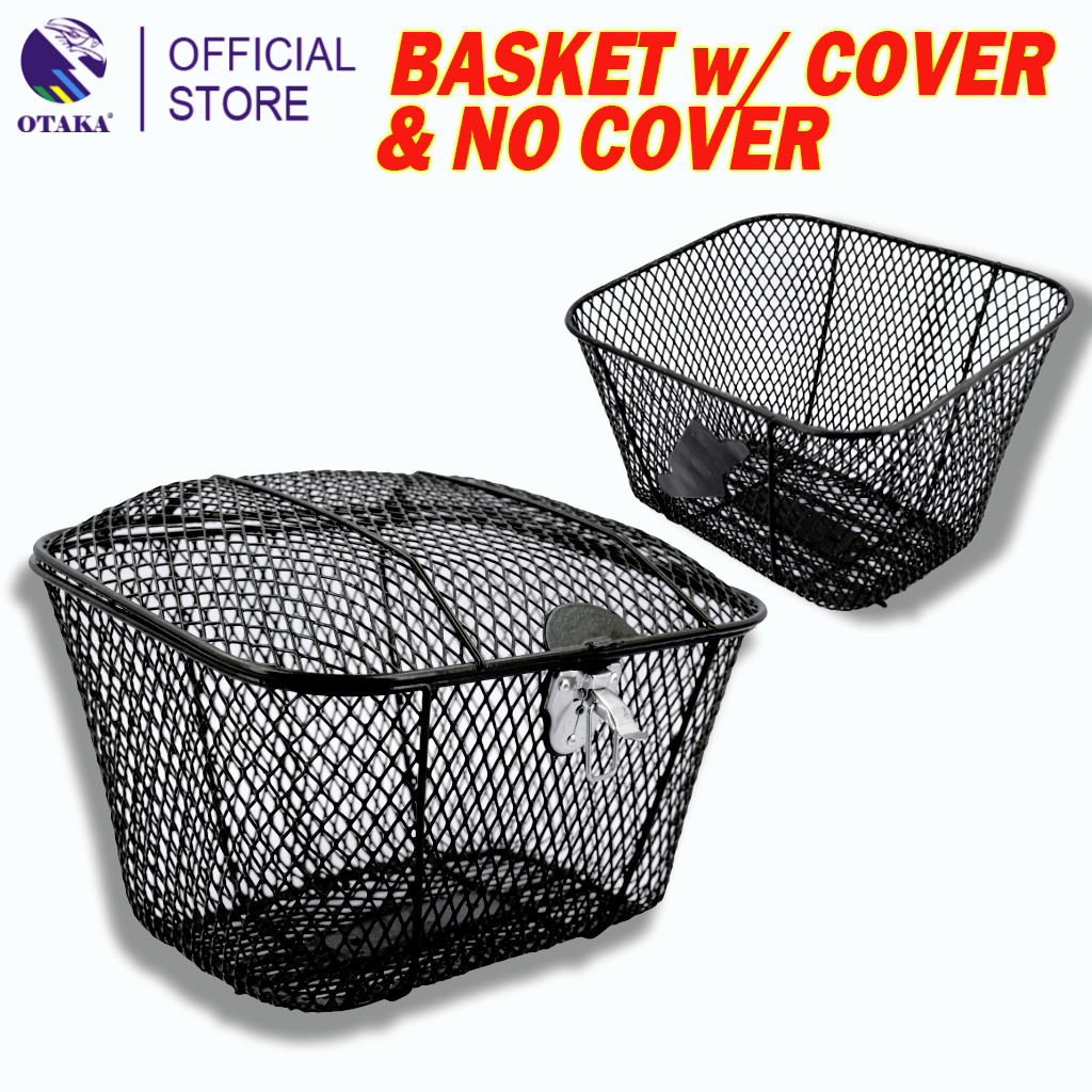 BASKET WITH or WITHOUT COVER FOR MOTORCYCLE | Shopee Philippines