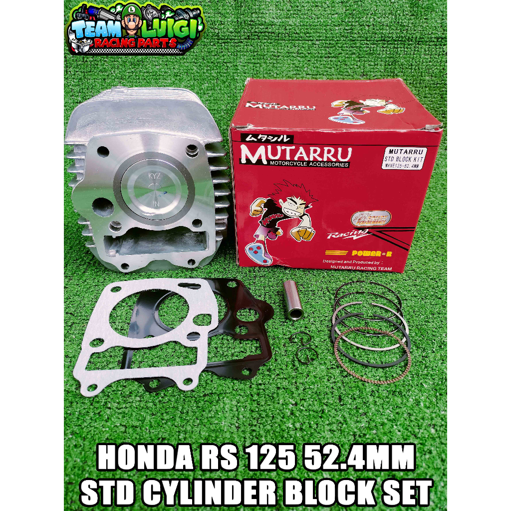 MUTARRU HONDA RS 125 52.4MM STANDARD CYLINDER BLOCK SET | Shopee ...