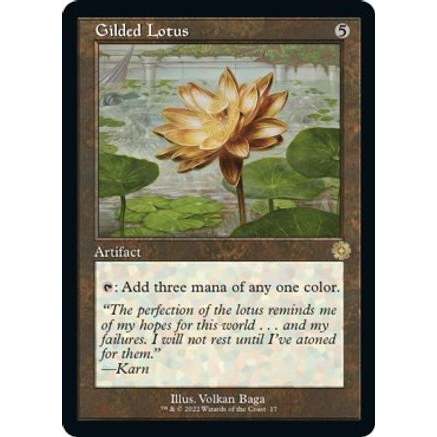 Gilded Lotus - The Brothers' War: Retro Frame Artifacts (BRR) MTG ...