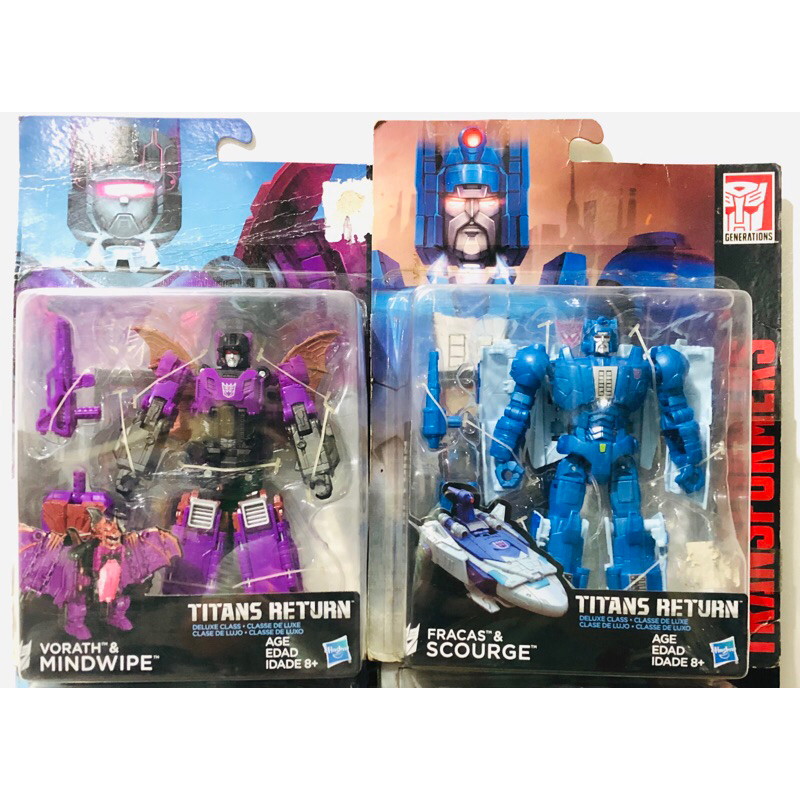 HASBRO GENERATIONS: DELUXE CLASS TITANS RETURN - FRACAS & SCOURGE ...