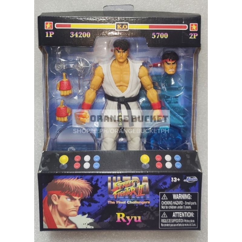 Jada Street Fighter Ryu (NEW, MISB) Ultra SFII The Final Challengers ... Jada Street Fighter Ryu (NEW, MISB) Ultra SFII The Final Challengers ...