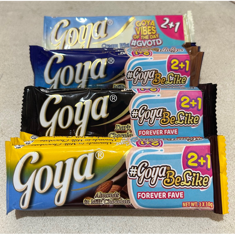 GOYA Milk Chococolate/Almond/Dark/White/Yogurt | Shopee Philippines