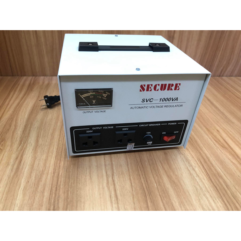 GF23098 SECURE AUTOMATIC VOLTAGE REGULATOR SVC-1000W | Shopee Philippines