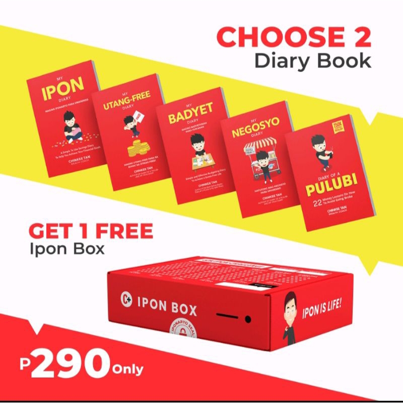 Choose 2 DIARY and Get Ipon Box for FREE | Shopee Philippines