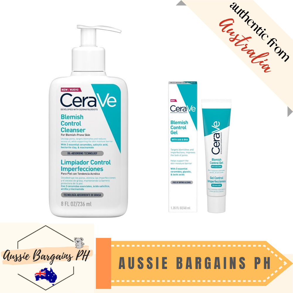 Cerave Blemish Control Gel 40ml / Blemish Control Cleanser 236ml (SOLD ...