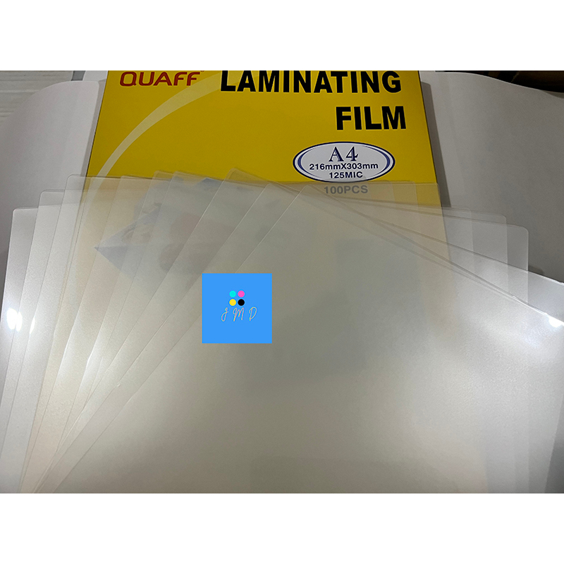 10 pieces Quaff A4 Size Laminating Film 125 micron / 250 micron / 80 ...