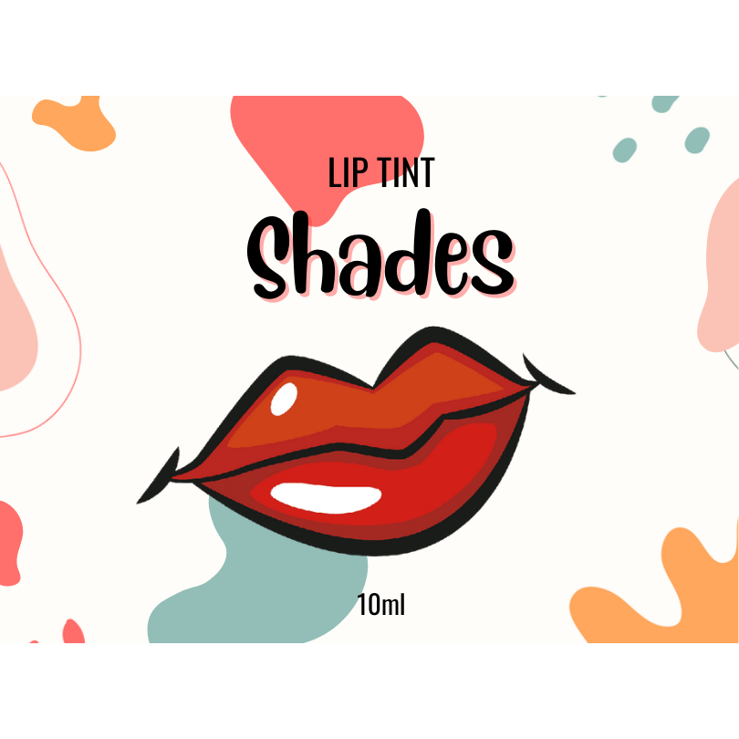 Customized Lip tint Sticker Label 10ml (15pcs) | Shopee Philippines