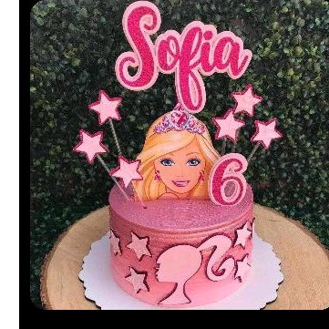 Barbie Cardstock Cake Toppers Set (2layers cardstock) | Shopee Philippines