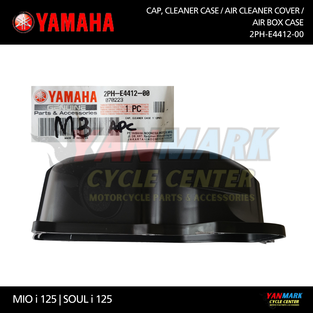 ORIGINAL YAMAHA - CAP, CLEANER CASE / AIR CLEANER COVER - MIO i 125 ...