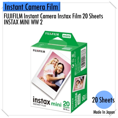 FUJIFILM Instant Camera Instax Film 20 Sheets INSTAX MINI WW 2【Direct ...