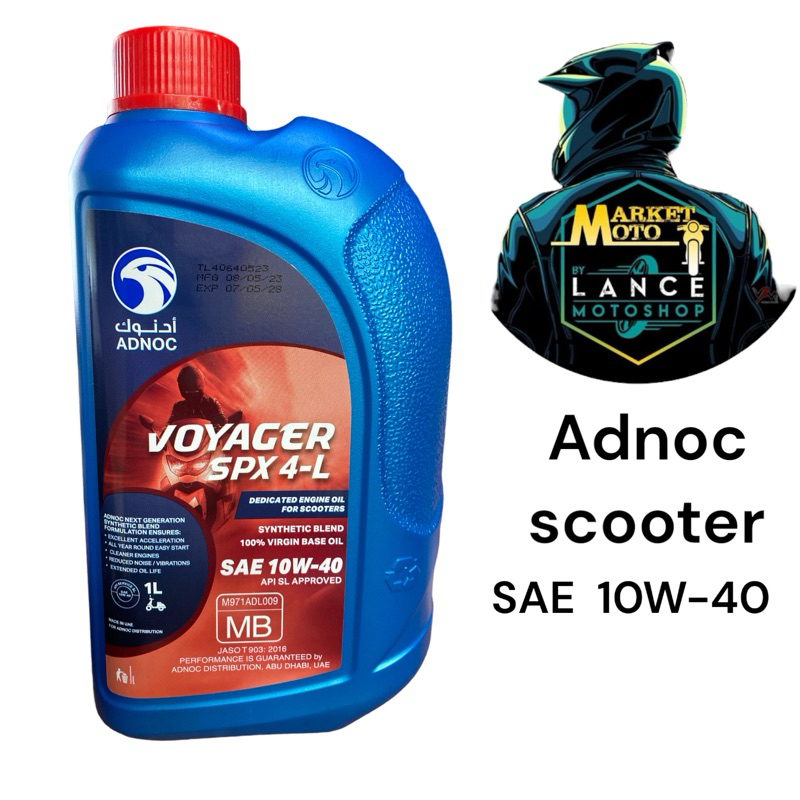 ADNOC VOYAGER SPX4-L 1L 10W-40 Synthetic Blend 100% Virgin Base Oil ...