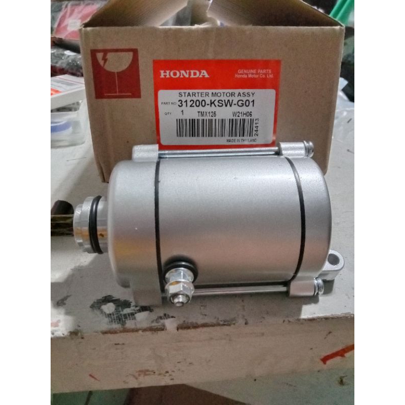 Honda tmx 125 alpha starter motor assy 31200-KSW-G01 Genuine part ...