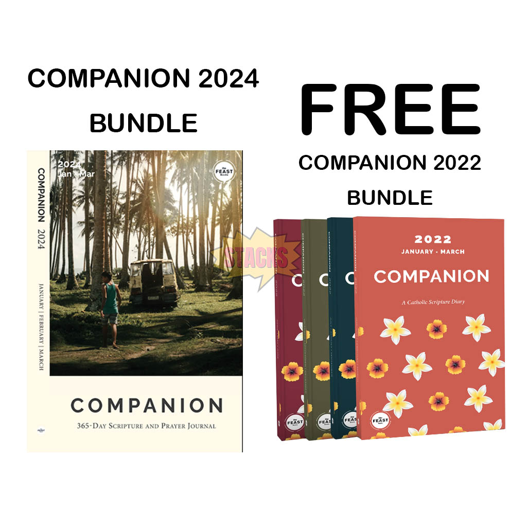 COMPANION 2024 w/ FREE COMPANION 2022 Catholic Scripture Bo Sanchez ...