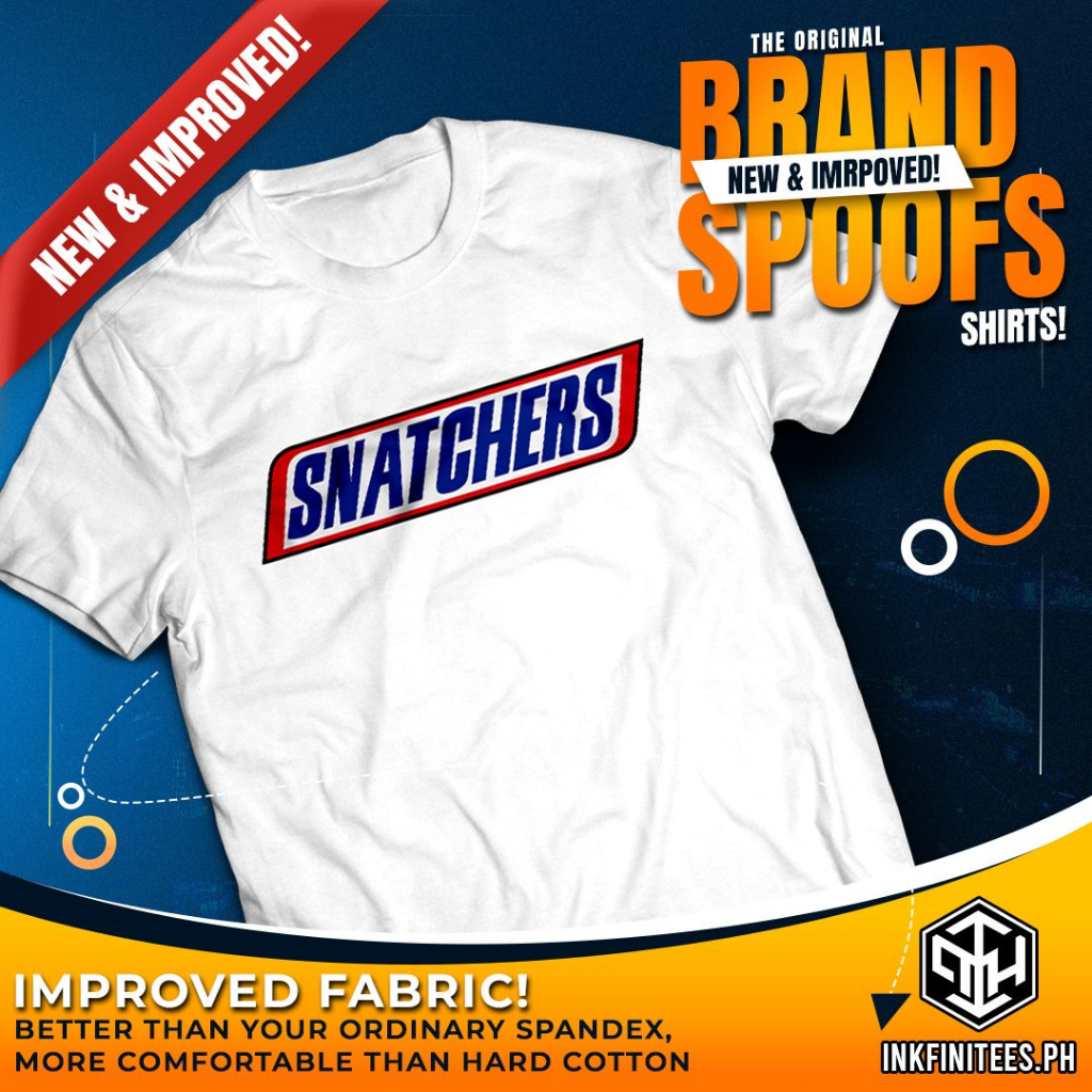 Inkfinitees - Brand Spoofs Edition T-Shirt (Snickers / Snatchers ...