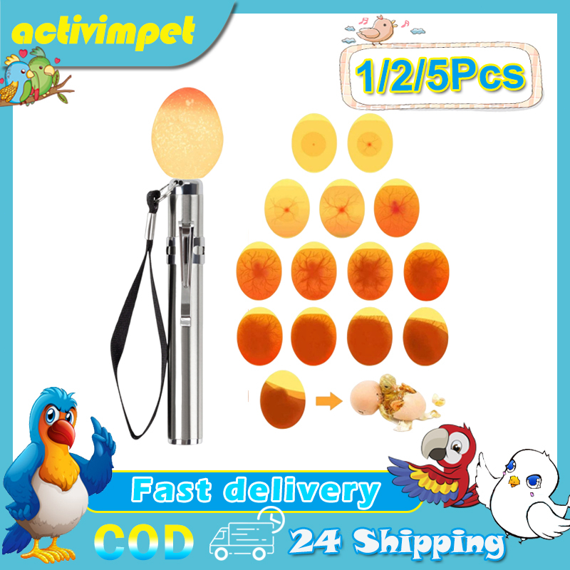 Incubator Egg Candling Lamp Pen LED Super Cold Equipment Stainless ...