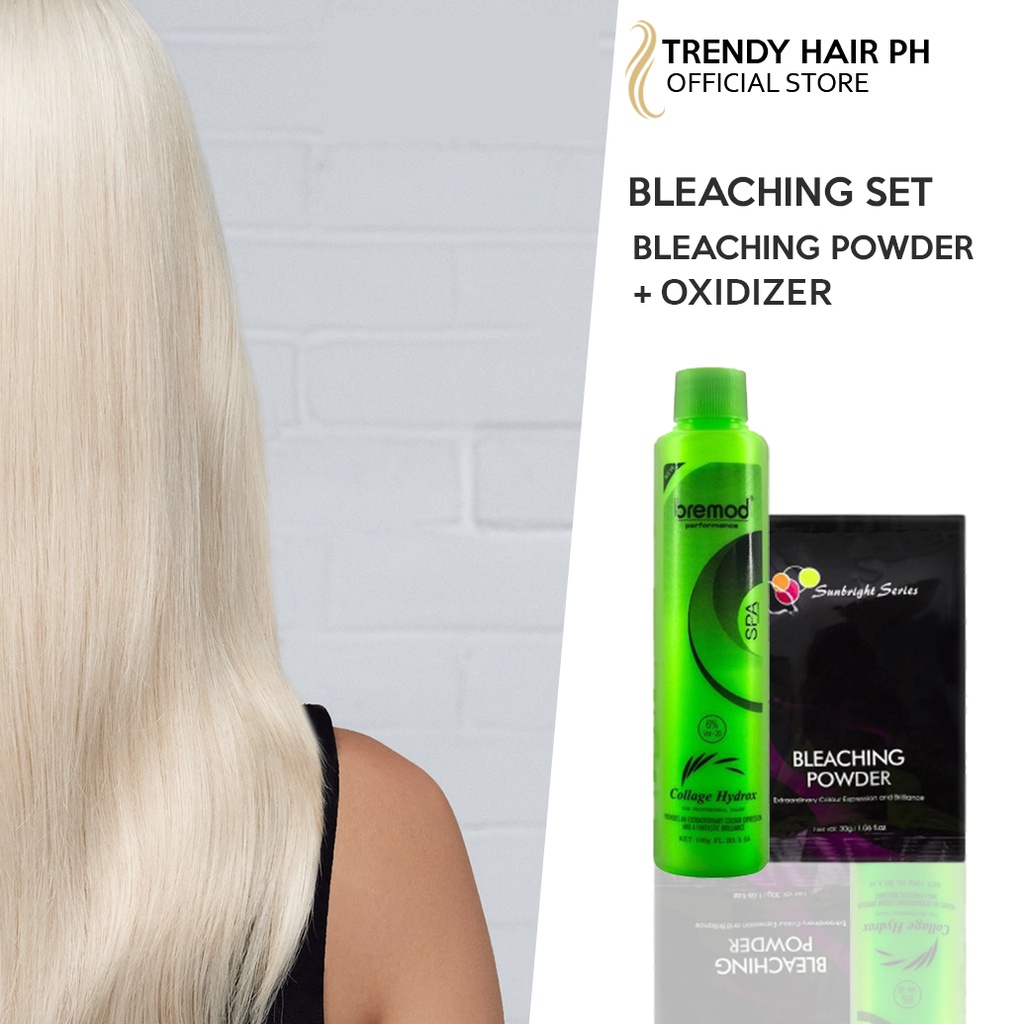 BUNDLE BREMOD & SBS Bleaching Set (1 SET) - 30g Bleaching Powder and ...