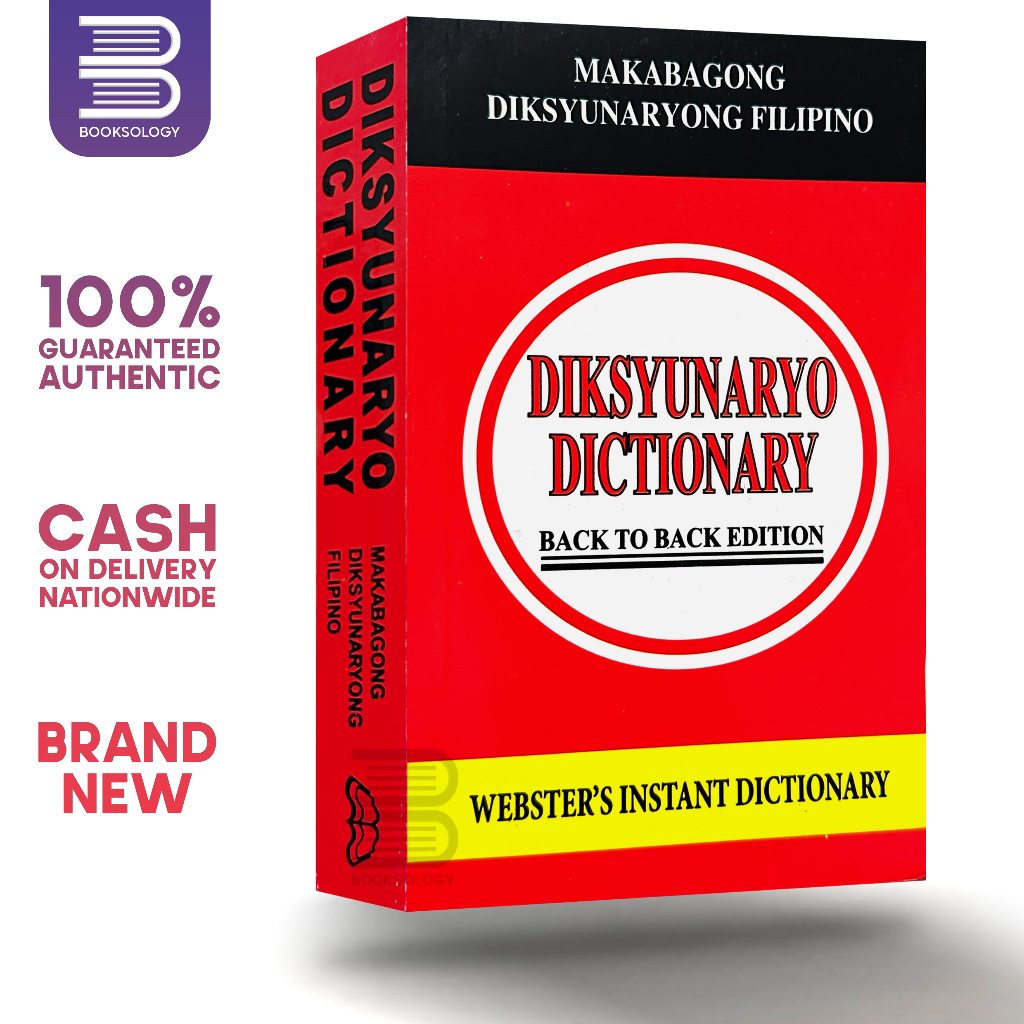 Makabagong Diksyunaryong Filipino DIKSYUNARYO DICTIONARY Back to Back ...