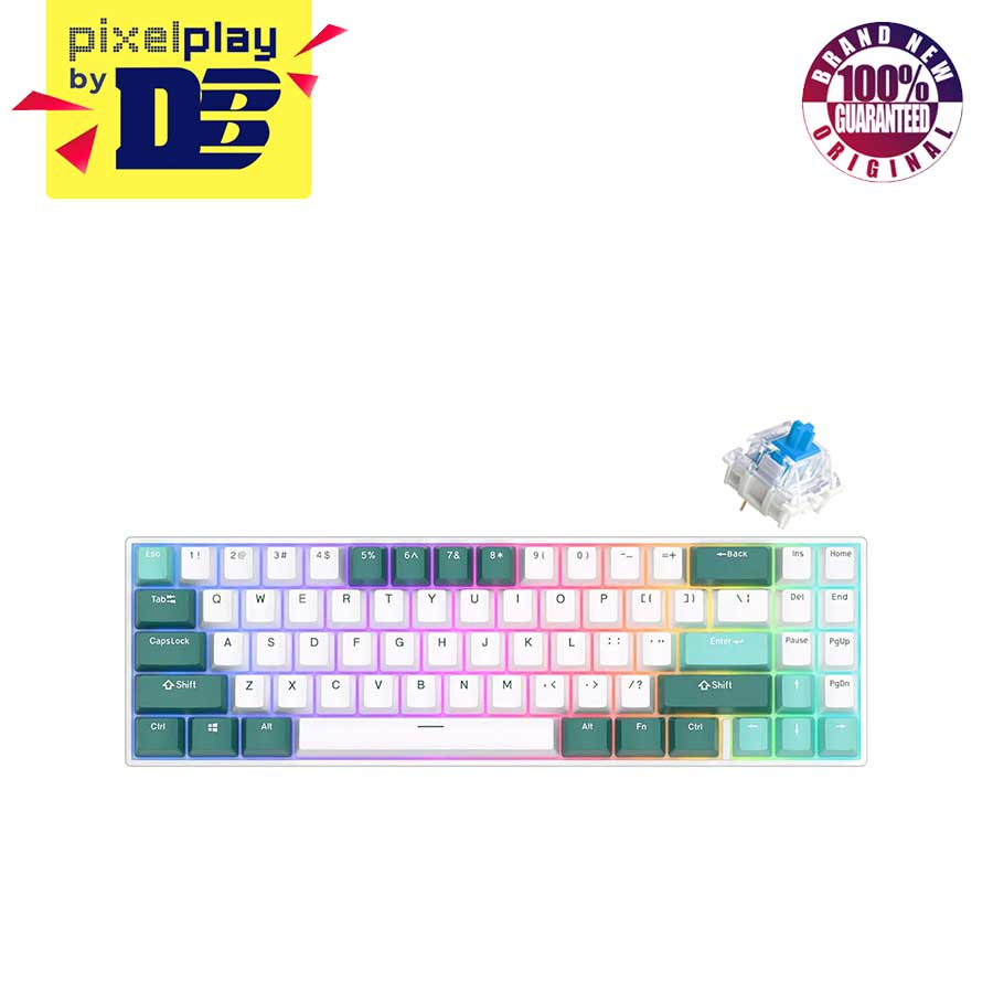 Royal Kludge RK71 Tri-Mode RGB 71-Keys Hot Swappable Mechanical ...