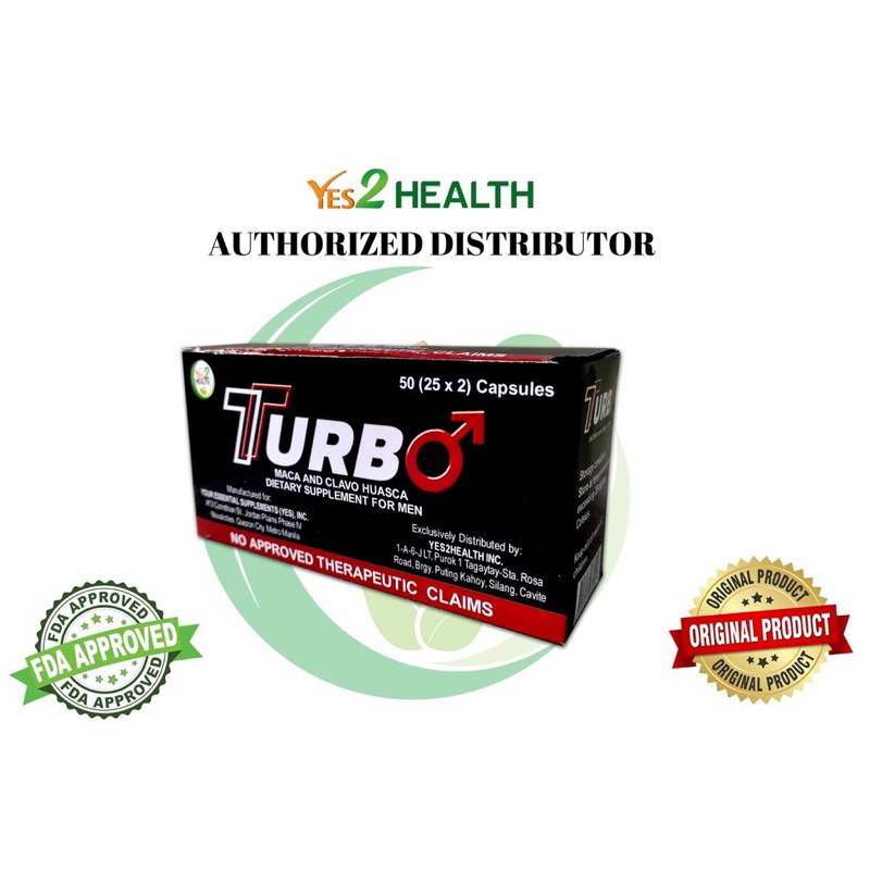 Turbo Dietary Supplement for Men-sold per 2 capsules | Shopee Philippines