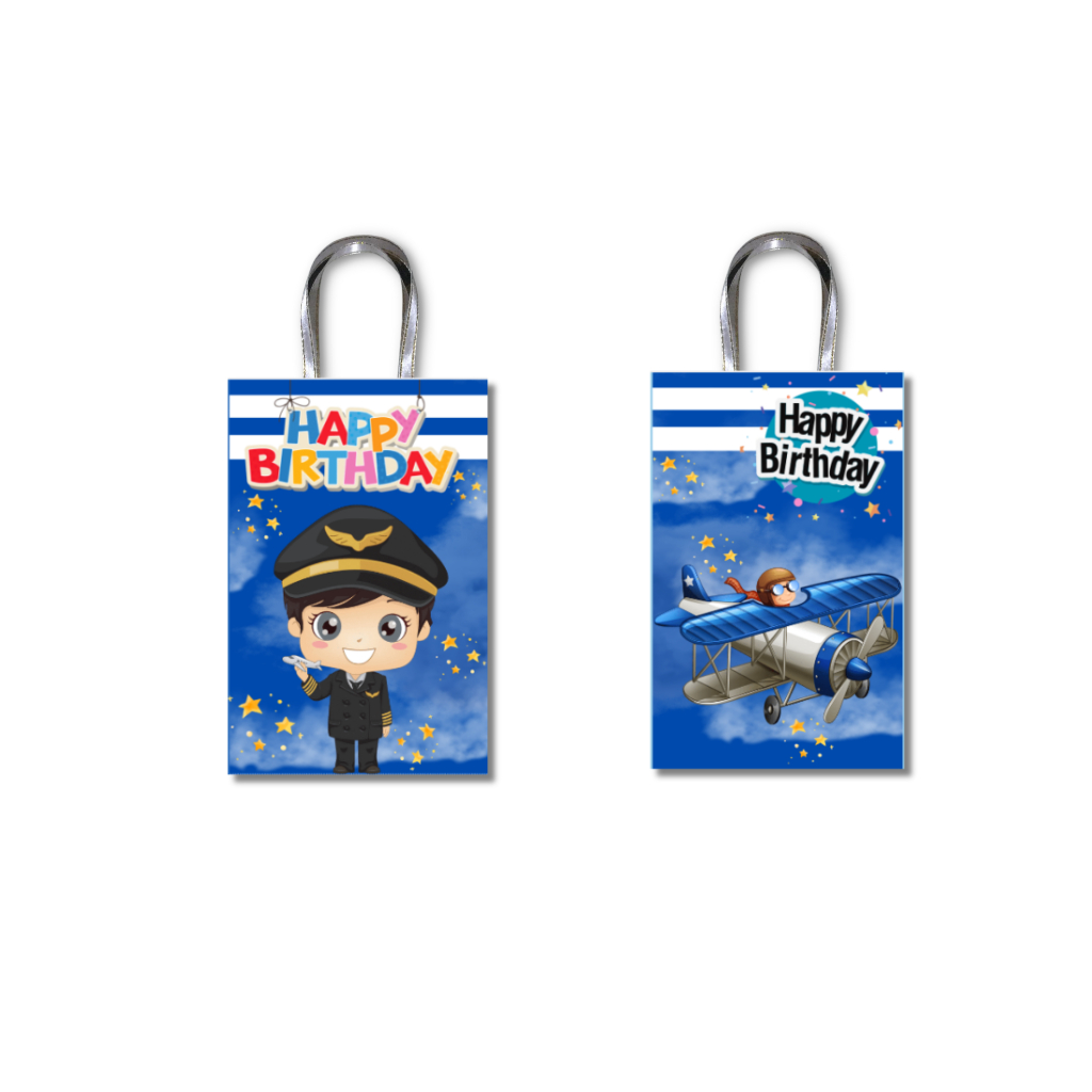 Candy Bag Pilot Theme Happy Birthday Party Decorations Giveaways ...