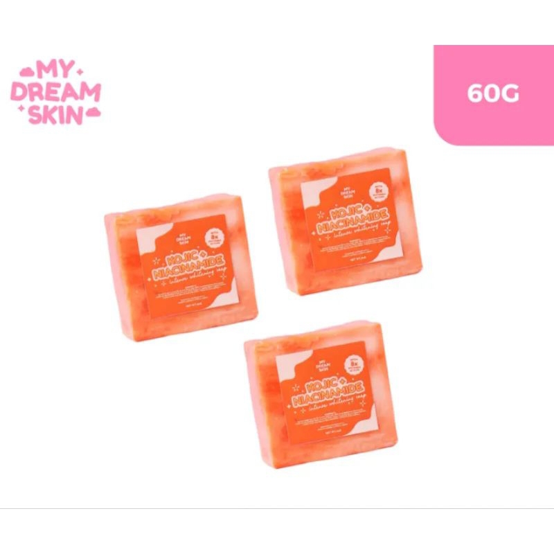 MDS KOJIC+NIACINAMIDE SOAP (3PCS PER SET ) | Shopee Philippines