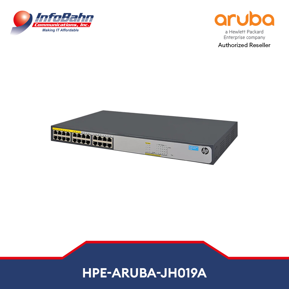 HPE Aruba Office Connect 1420-24G-POE+ (124W) Switch (JH019A ...