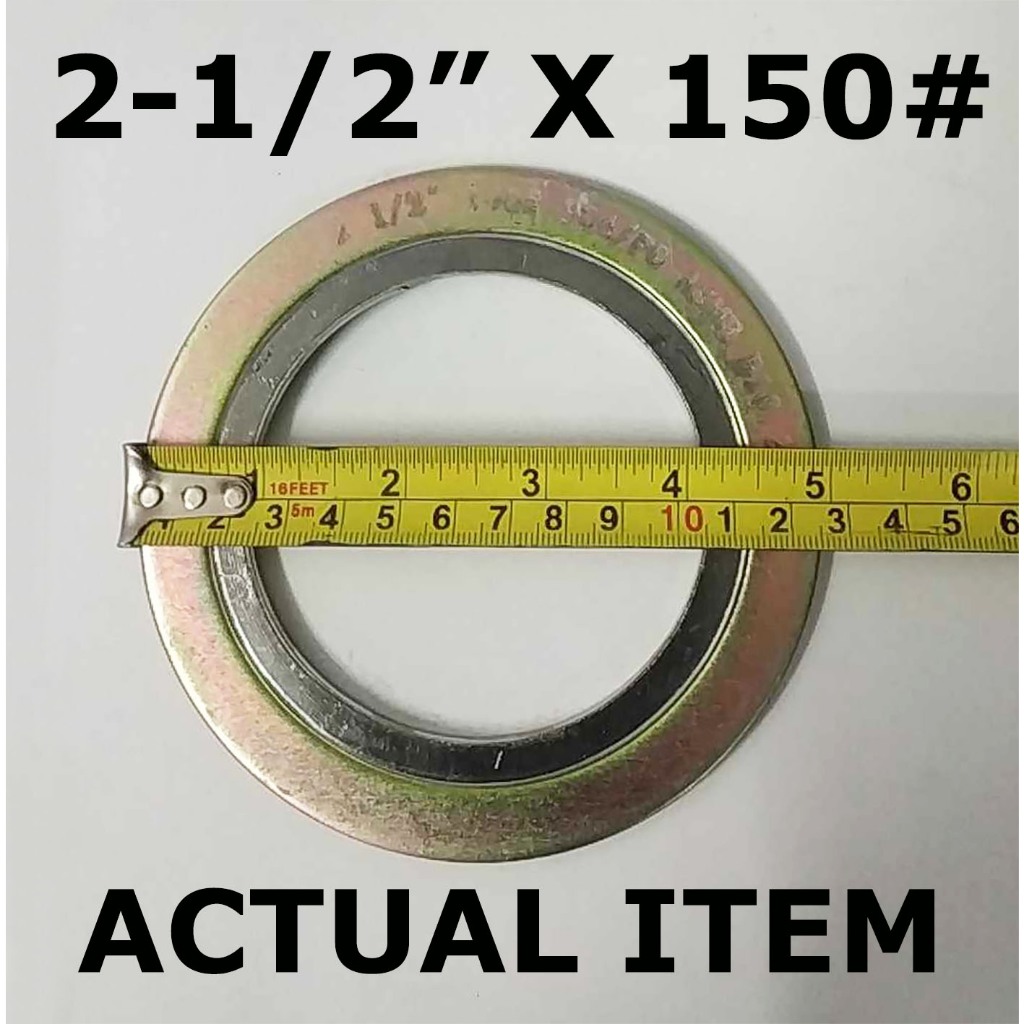 FLEXITALLIC GASKET 2-1/2" x 150# SPIRAL WOUND GASKET 304/FG ASME B16.20 ...
