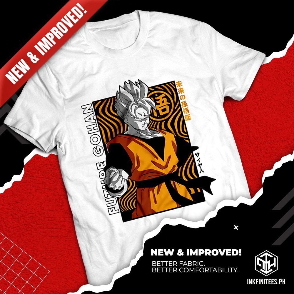 Inkfinitees - Dragon Ball Z - Future Gohan V1 (Unisex - for Men and ...