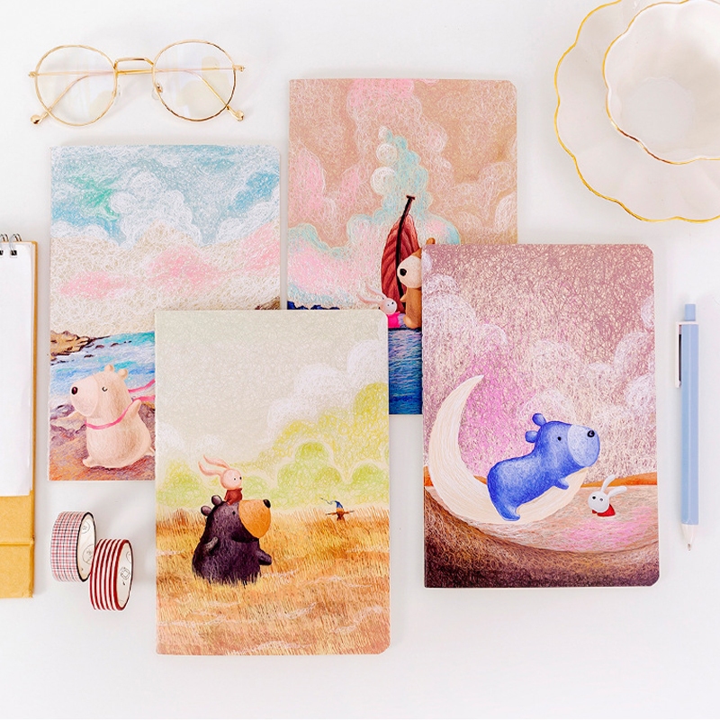 B5 INS Spring Big Notebook for high school Thread Sewed 36Sheets ...