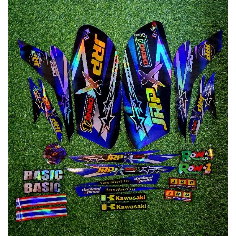 Kawasaki Bajaj Ct 100/125 Decal Sticker (Latest 2022 Jrp Design) and ...