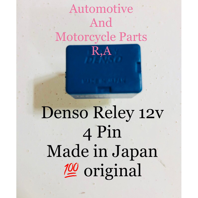 DENSO RELEY 12v 4 pin / Socket HIGH QUALITY | Shopee Philippines