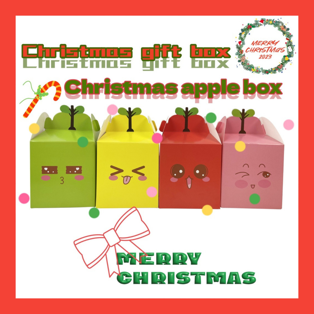 Christmas Apple Box Christmas Packaging Box Gift Box Candy Packaging ...