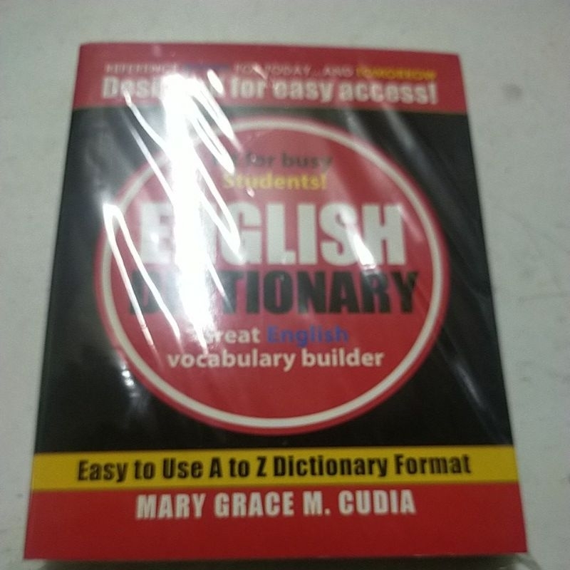 English Dictionary(fit for busy student) | Shopee Philippines