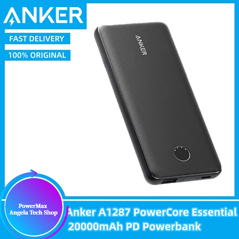 Anker PowerCore Essential 20000 PD Powerbank, Portable Charger ...