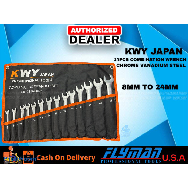 Flyman Tools Usa 16 Pcs Combination Spanner Wrench Set 8mm To 32mm ...