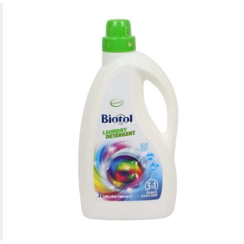 BIOTOL 3 IN 1 LIQUID LAUNDRY DETERGENT (3000ml) | Shopee Philippines
