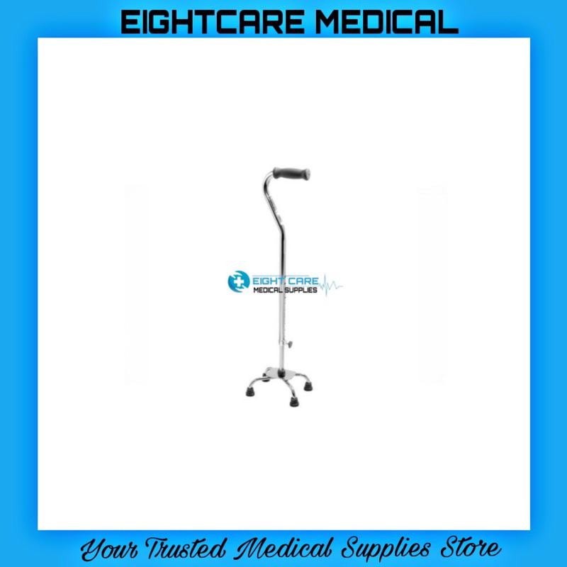 Quad Cane Adult I Tungkod I Heavy Duty I Chrome | Shopee Philippines