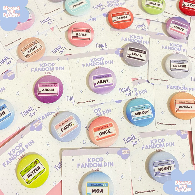 Kpop Fandom Button Pin, Kpop Pins, Kpop Fandom Pins 1.25” | Shopee Philippines