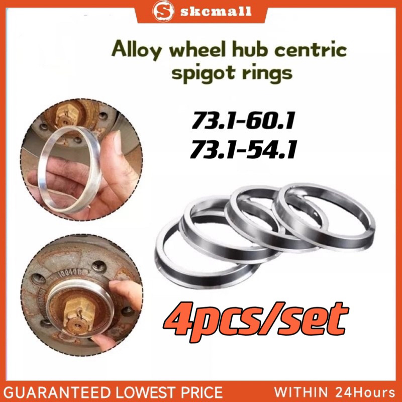 4pcs/set Auto Wheel Hub Centric Spigot Rings Universal OD=73.1 Wheel ...