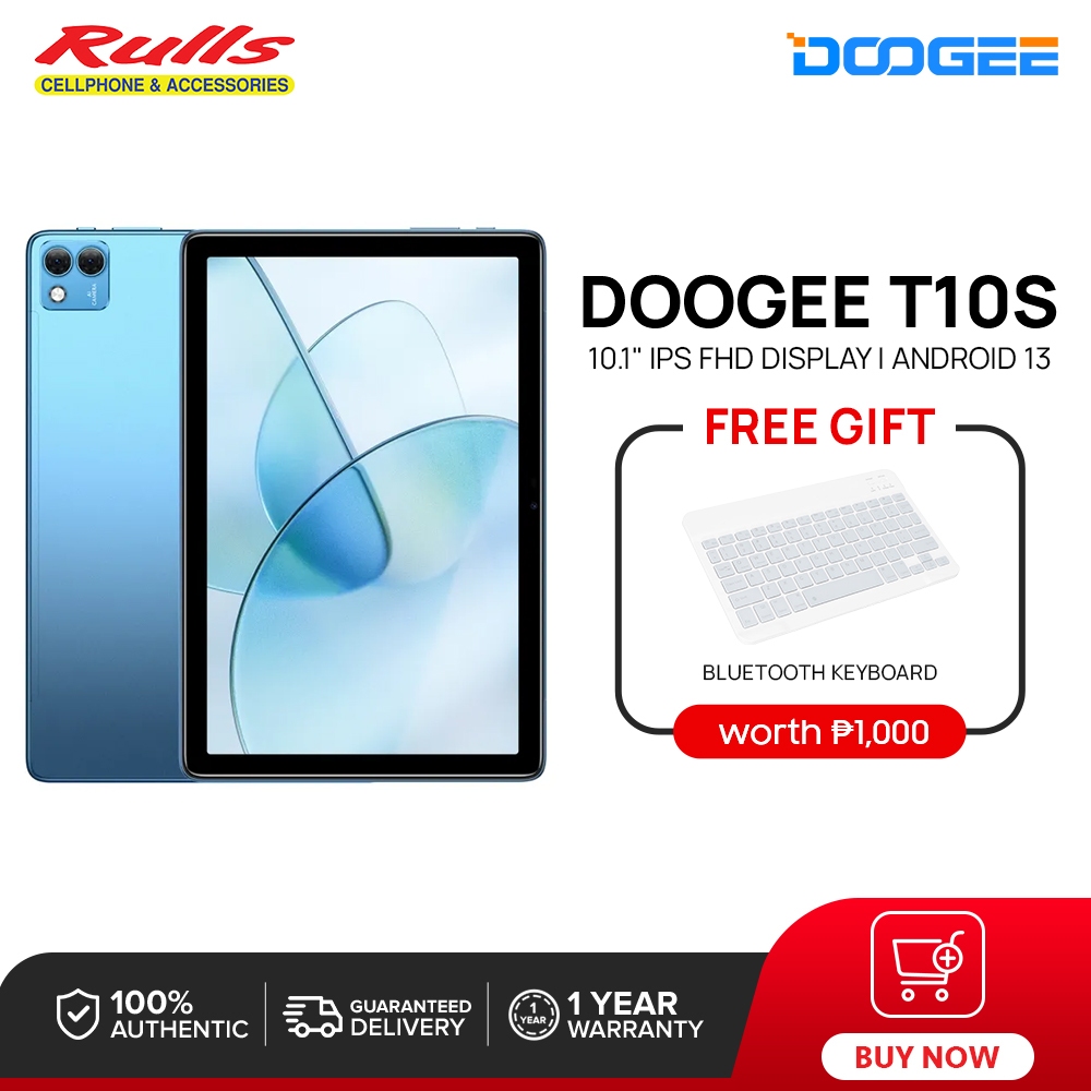 Doogee T10s Tablet 11GB RAM + 128GB ROM Unisoc T606 CPU | Shopee ...
