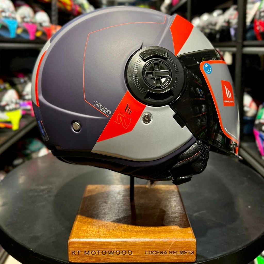 MT Viale SV Half Face Dual Visor Helmet | Shopee Philippines