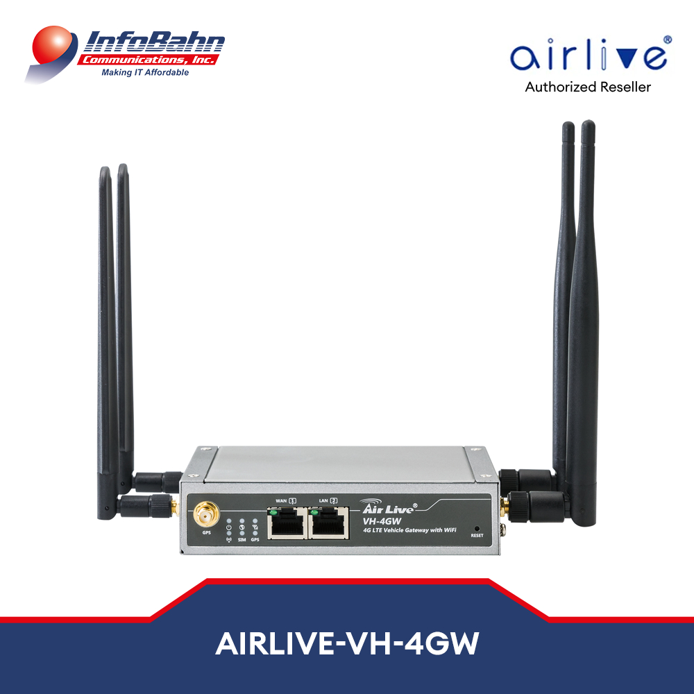 Air live Vh-4gw: 4g Lte Vehicle Gateway with Wi-Fi Vh-4gw Infobahn | Shopee Philippines