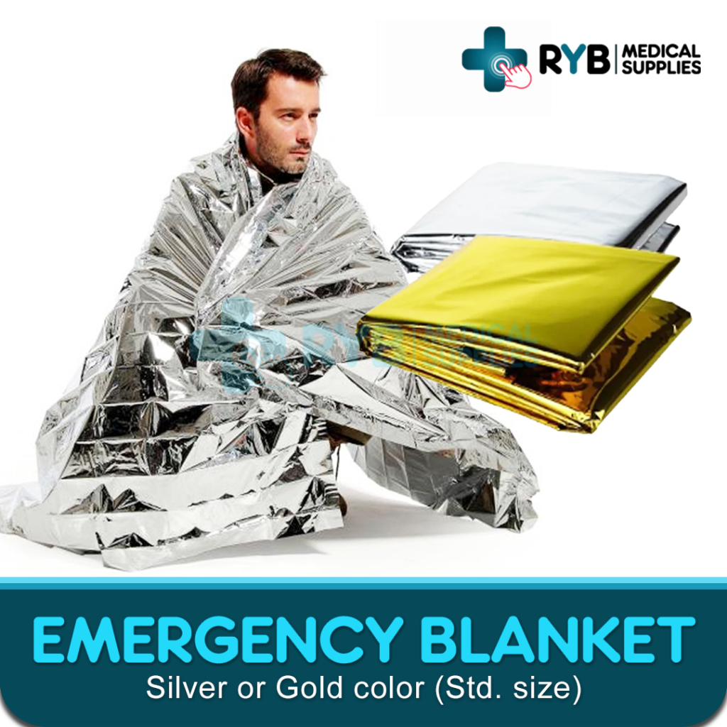 Emergency Blanket Thermal Mylar (160x210cm) | Shopee Philippines